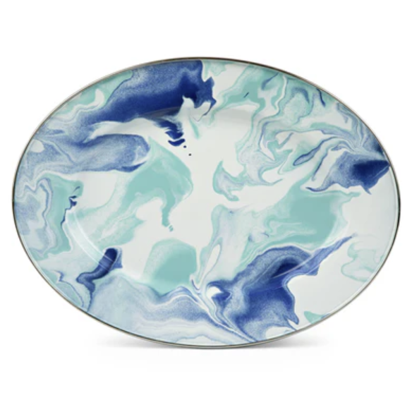 Lagoon Oval Platter – Darilynn's